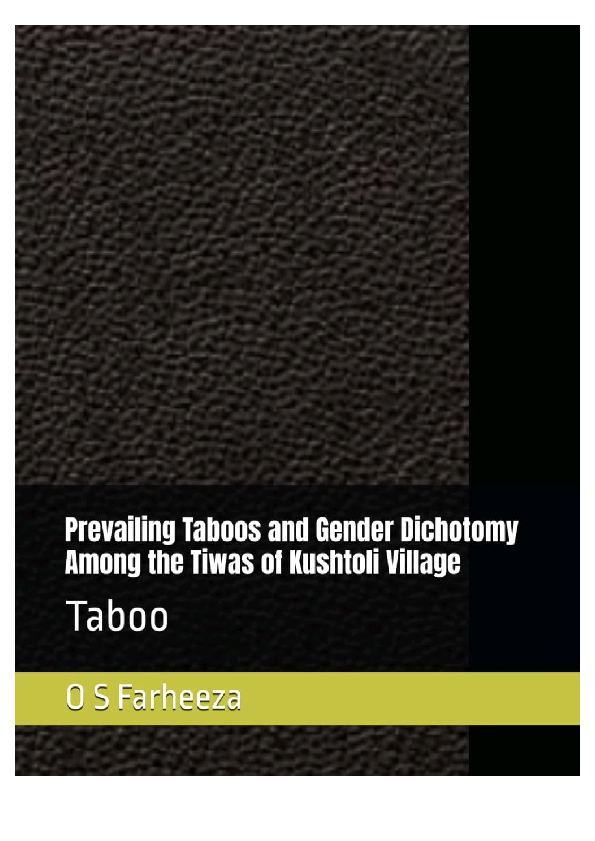 (PDF) Taboos & Gender Dichotomy