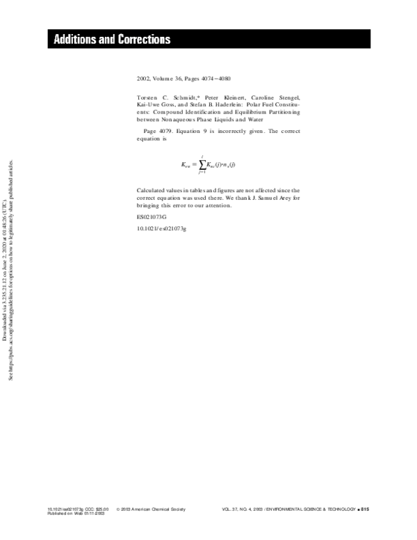 (PDF) Polar Fuel Constituents: Compound Identification and Equilibrium ...