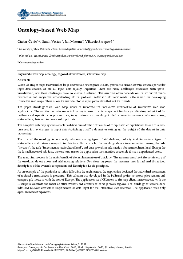 (PDF) Ontology-based Web Map