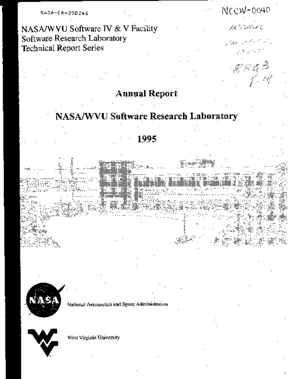 (PDF) NASA/WVU Software Research Laboratory, 1995
