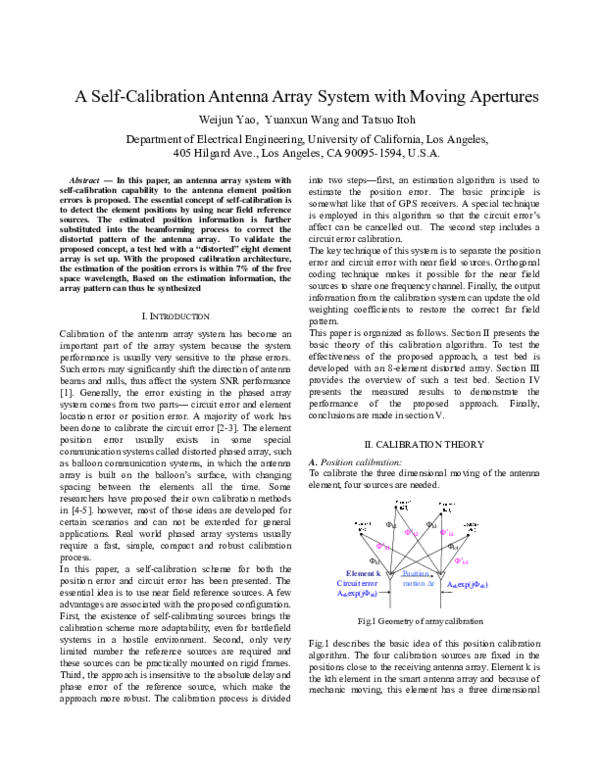 (PDF) A self-calibration antenna array system with moving apertures ...