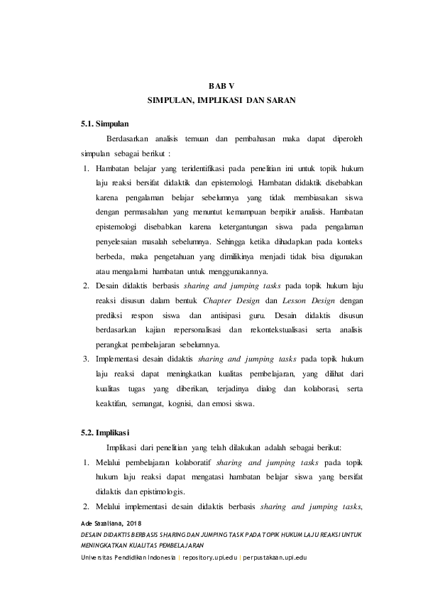 (PDF) Desain Didaktis Berbasis Sharing Dan Jumping Task Pada Topik ...