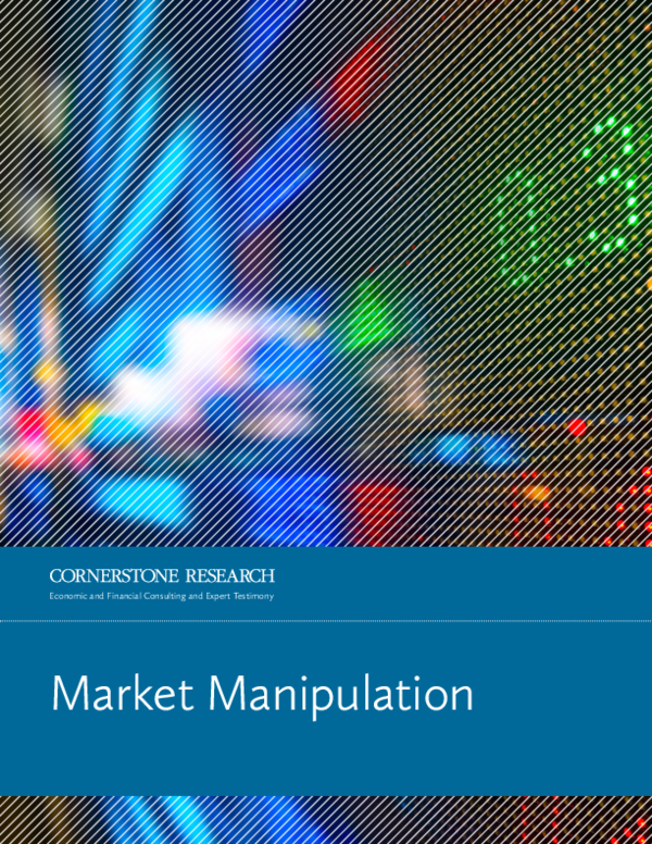 (PDF) What Is Market Manipulation?