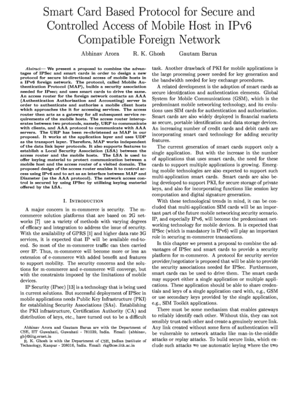(PDF) Smart Card Based Protocol for Secure and Controlled Access of ...