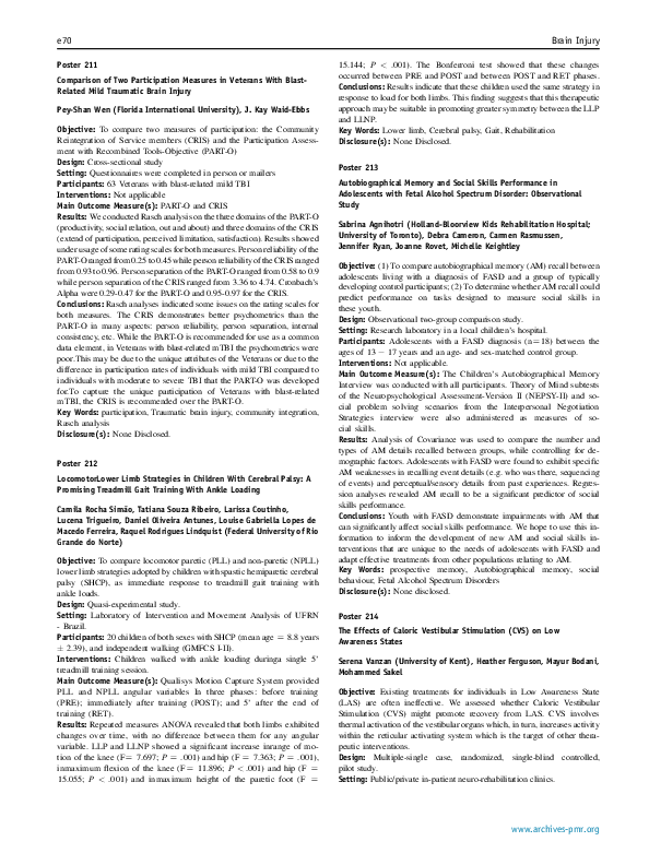 (PDF) Autobiographical Memory and Social Skills Performance in ...