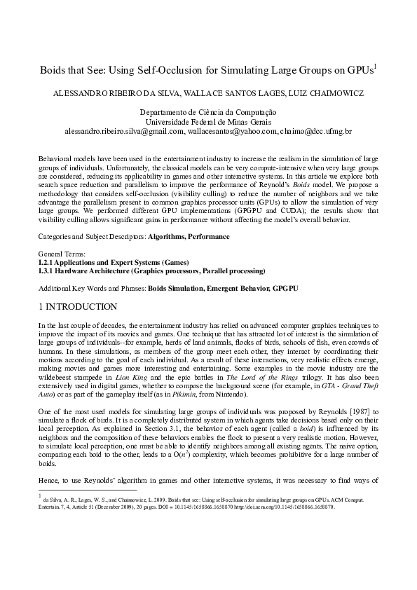(PDF) Boids that see