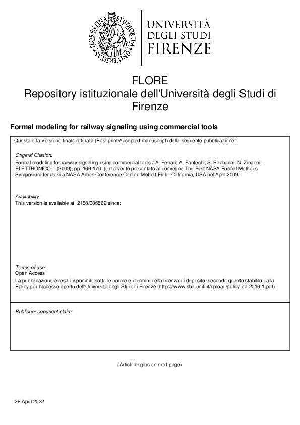 (PDF) Modeling Guidelines for Code Generation in the Railway Signaling Context | ALESSANDRO ...