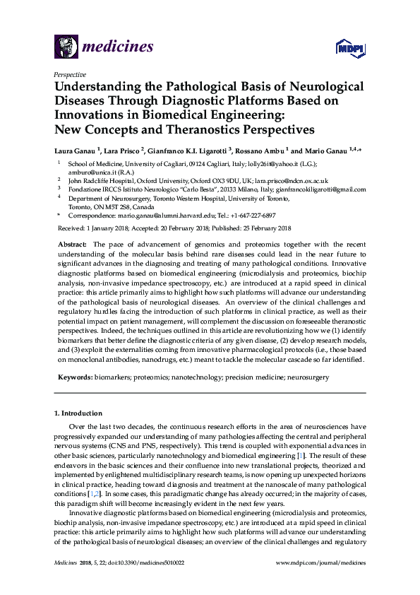 (PDF) Understanding the Pathological Basis of Neurological Diseases ...