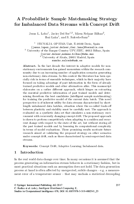 (PDF) A Probabilistic Sample Matchmaking Strategy for Imbalanced Data ...