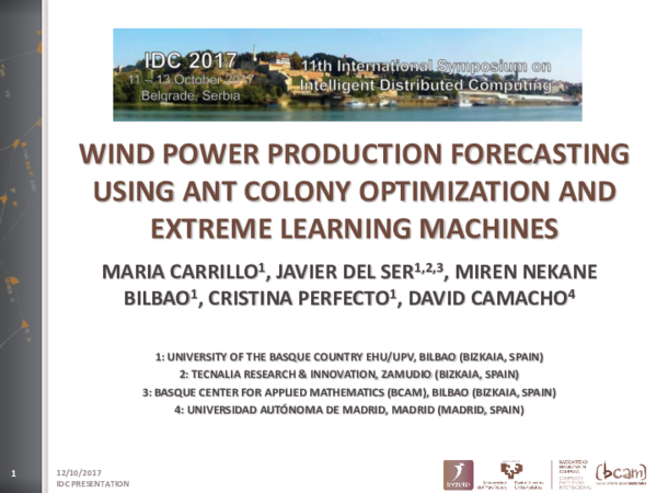 (PDF) Wind Power Production Forecasting Using Ant Colony Optimization ...