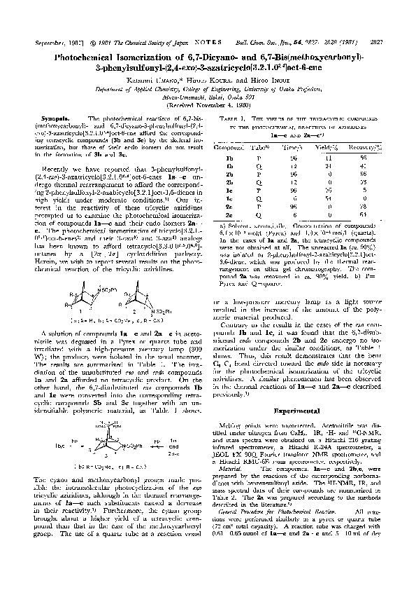 (PDF) Photochemical Isomerization of Pentaatomic Heterocycles