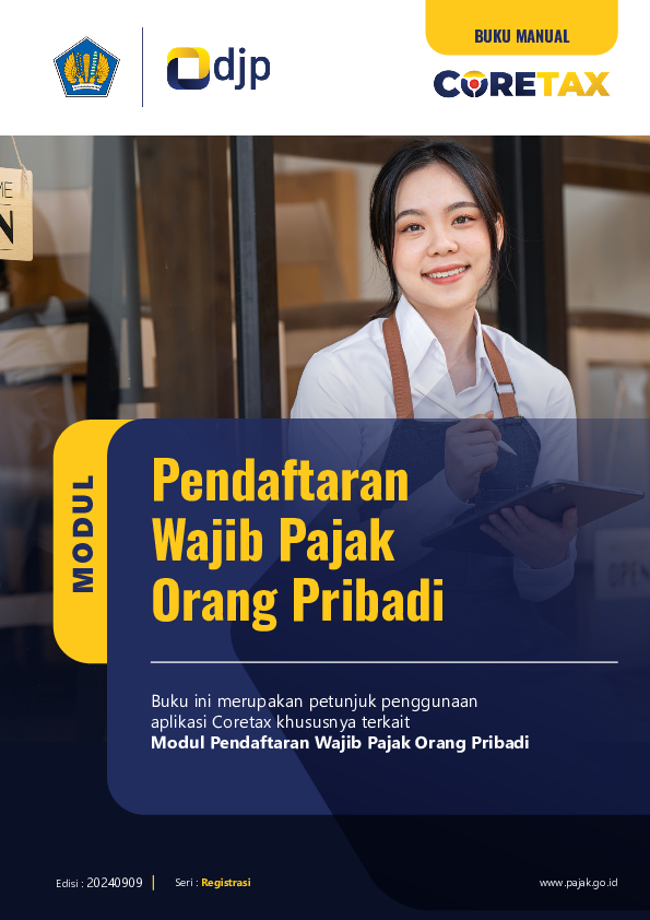 (PDF) CORETAX - 1. Pendaftaran Wajib Pajak Orang Pribadi