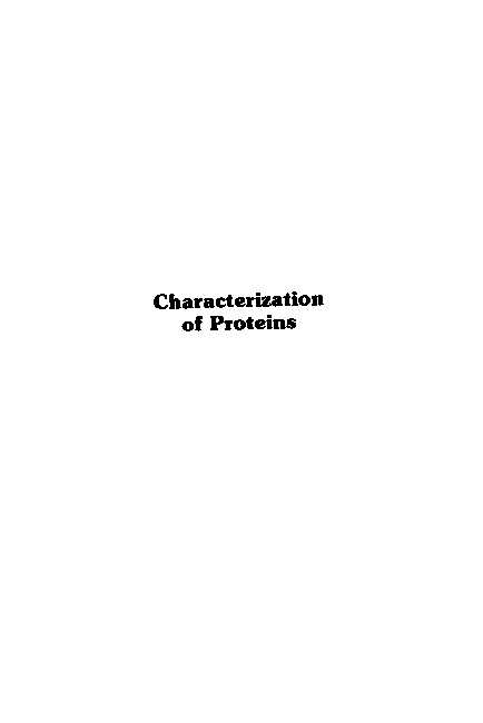 (PDF) Characterization of Proteins