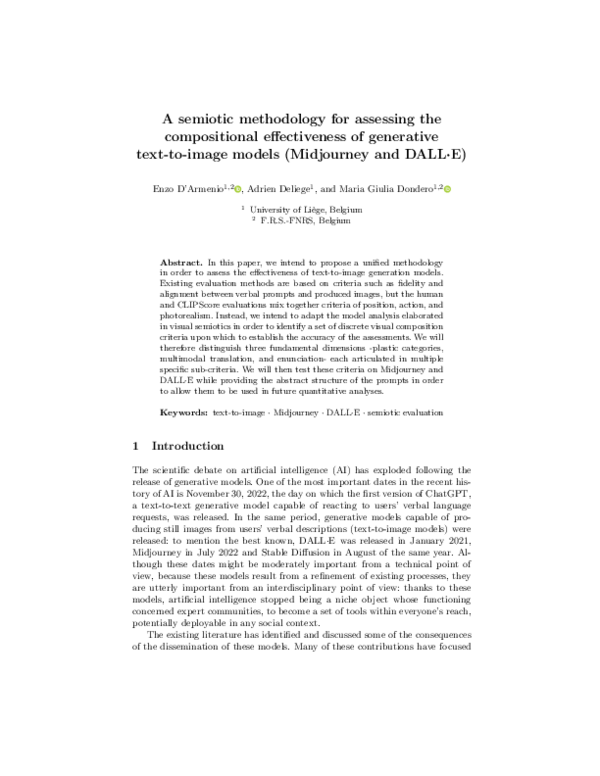 (PDF) A semiotic methodology for assessing the compositional effectiveness of generative text-to ...
