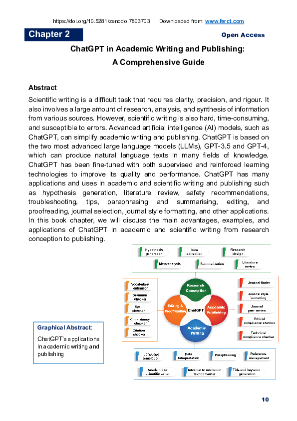 Pdf Chapter2 Chatgpt In Academic Writing And Publishing A