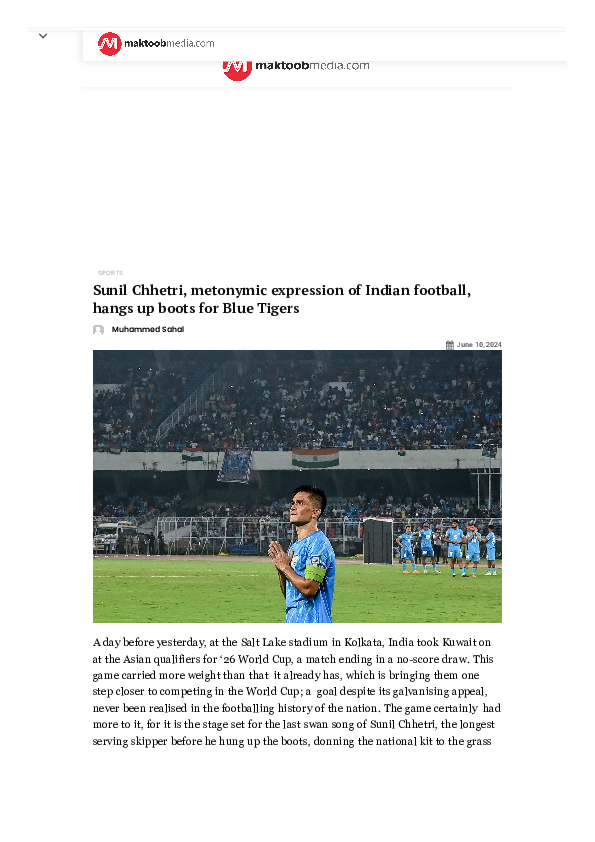 (PDF) Sunil Chhetri_ retirement piece