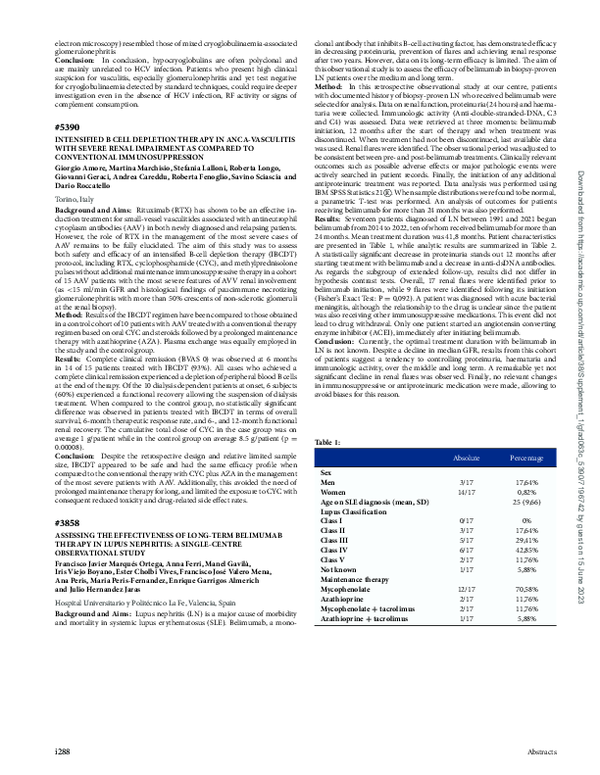 (PDF) #5390 Intensified B Cell Depletion Therapy in Anca-Vasculitis ...