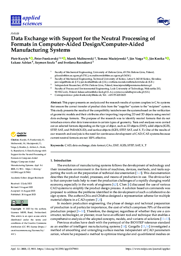 (PDF) Data Exchange with Support for the Neutral Processing of Formats ...