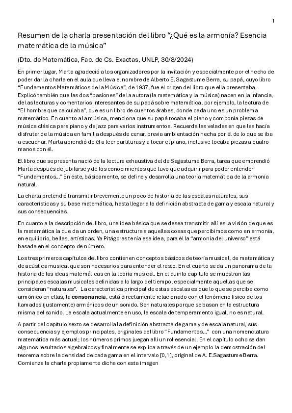 (PDF) Resumen de la charla presentación del libro