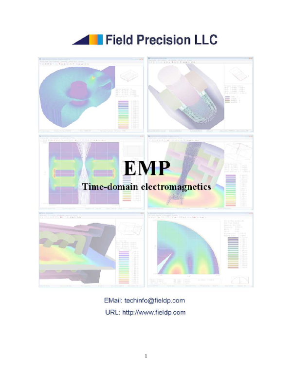 (PDF) EMP: time-domain electromagnetic field simulations