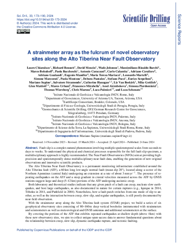 (PDF) A strainmeter array as the fulcrum of novel observatory sites ...
