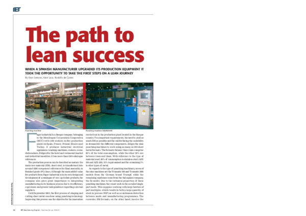 (PDF) The path to lean success [lean production]