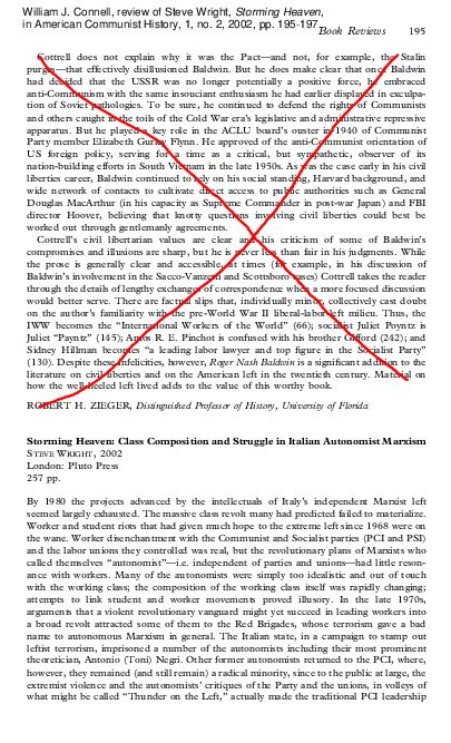 (PDF) Review of Steve Wright, Storming Heaven: Class Composition and ...