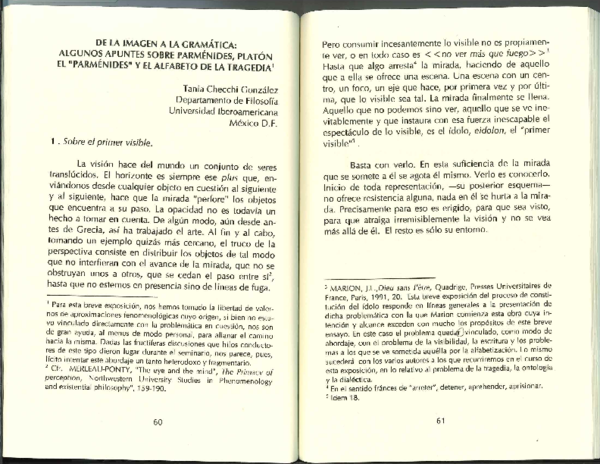 (PDF) De la imagen a la gramática: algunos apuntes sobre Parmenides ...