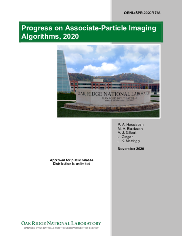 (PDF) Progress on Associate-Particle Imaging Algorithms, 2020