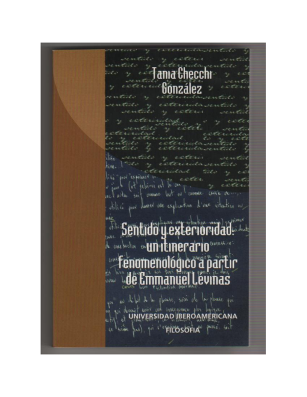 (PDF) Sentido y Exterioridad: un itinerario fenomenológico a partir de ...