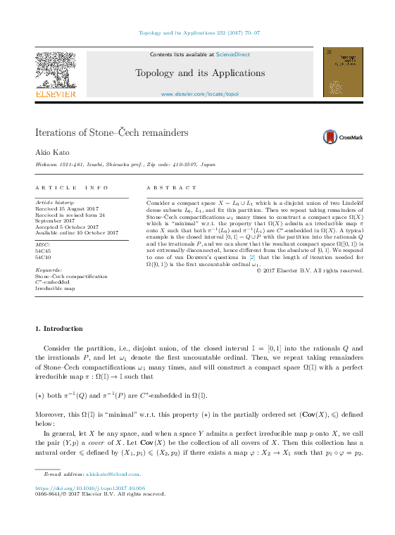 (PDF) Topology and its Applications