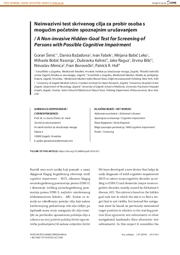 (PDF) A Non-invasive Hidden-Goal Test for Screening of Persons with ...