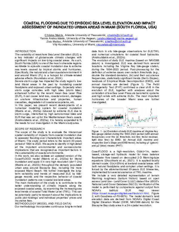 (PDF) Coastal Flooding Due to Episodic Sea Level Elevation and Impact ...