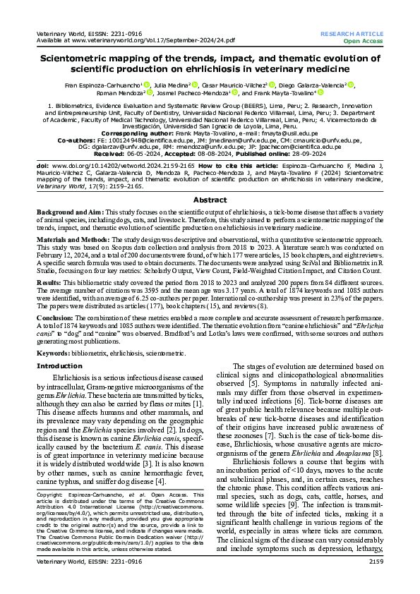 (PDF) Scientometric mapping of the trends, impact, and thematic ...