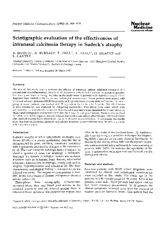 (PDF) Scintigraphic evaluation of the effectiveness of intranasal ...