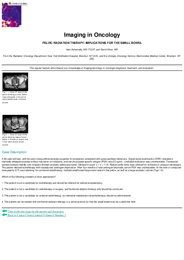 (PDF) Imaging in Oncology