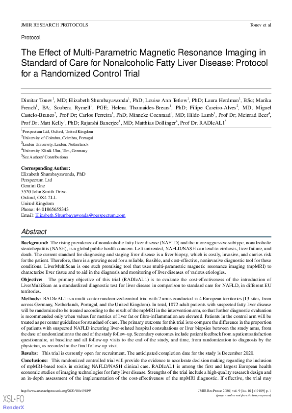 (PDF) The Effect of Multi-Parametric Magnetic Resonance Imaging in ...