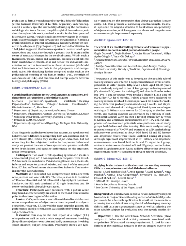(PDF) Applying brain network activation tool on working memory ERPs in ...