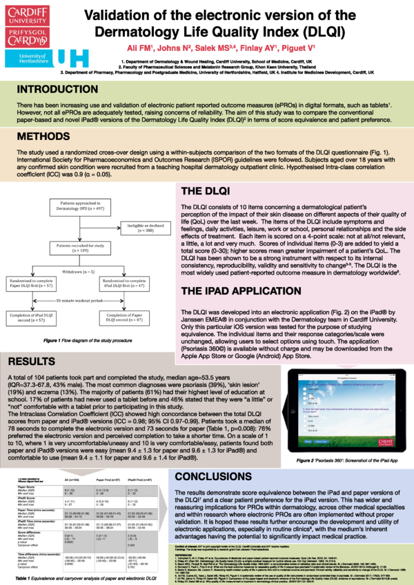 (PDF) Validation of the electronic version of the Dermatology Life ...