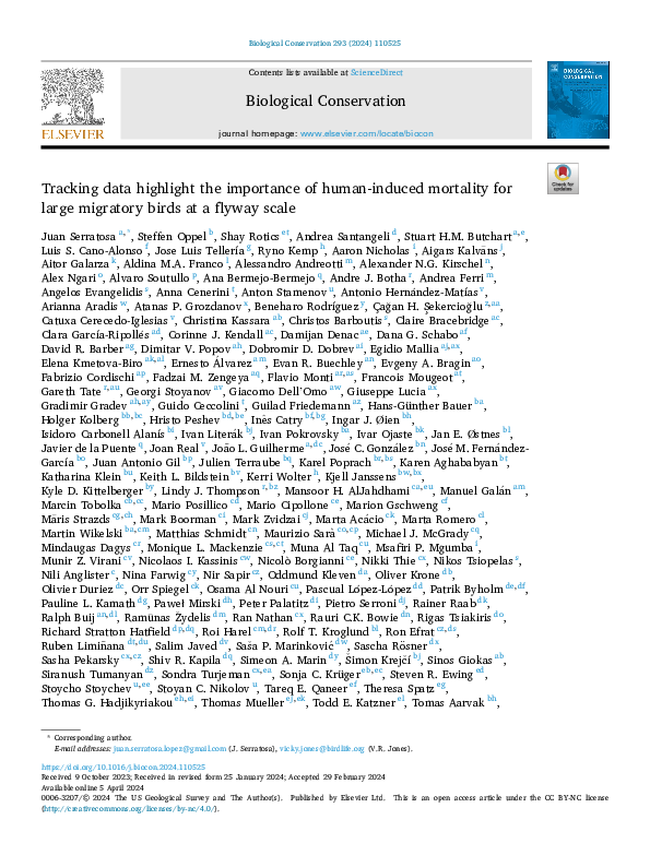 (PDF) Tracking data highlight the importance of human-induced mortality ...