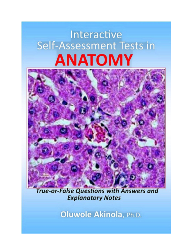 (PDF) Interactive Self-Assessment Tests in Anatomy