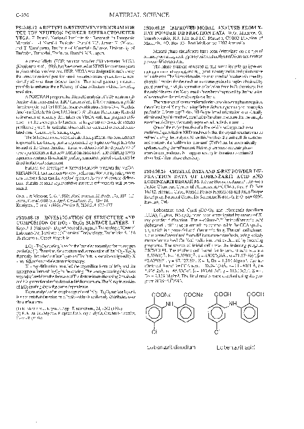 (PDF) Improved modal analysis from X-ray powder diffraction data
