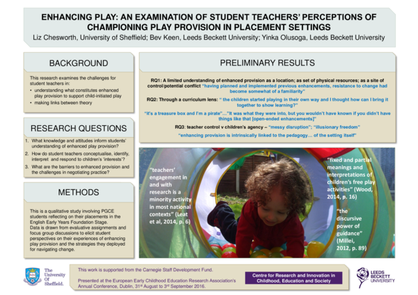 (PDF) Enhancing Play: An examination of student teachers' experiences ...