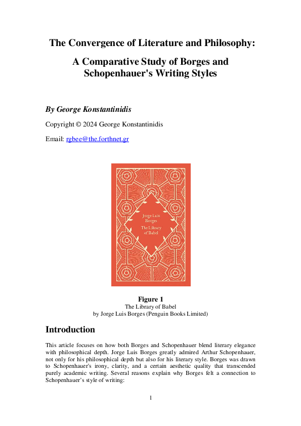 (PDF) The Convergence of Literature and Philosophy: A Comparative Study ...