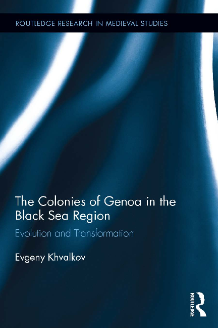 (PDF) The Colonies of Genoa in the Black Sea Region