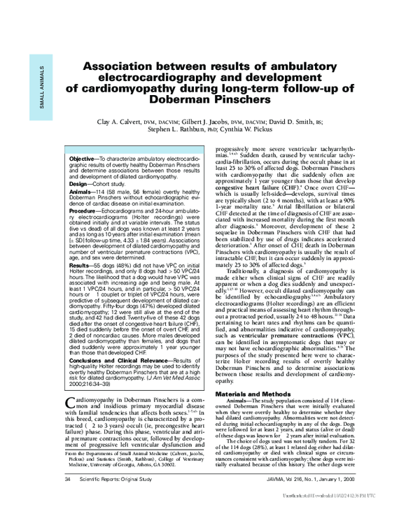 (PDF) Association between results of ambulatory electrocardiography and ...