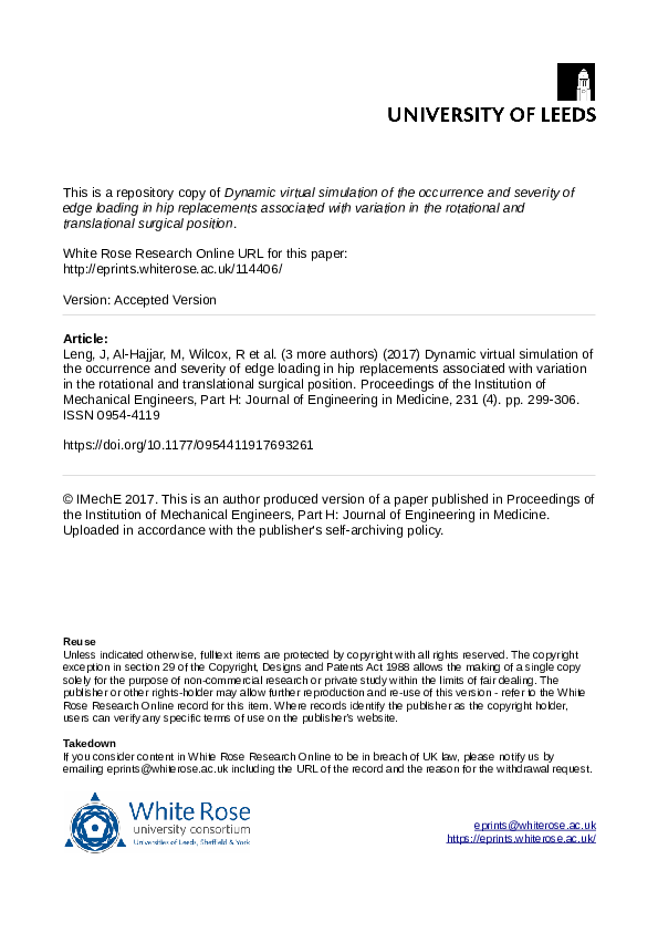 (PDF) Dynamic virtual simulation of the occurrence and severity of edge ...
