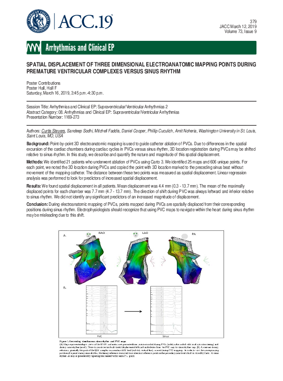 (PDF) Spatial Displacement of Three Dimensional Electroanatomic Mapping ...