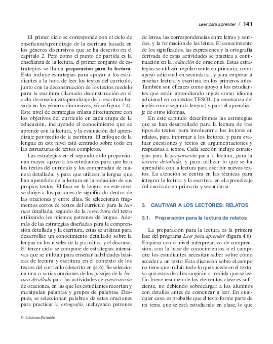 (PDF) Leer para aprender / 141