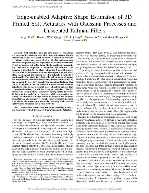 (PDF) Edge-enabled Adaptive Shape Estimation of 3D Printed Soft ...